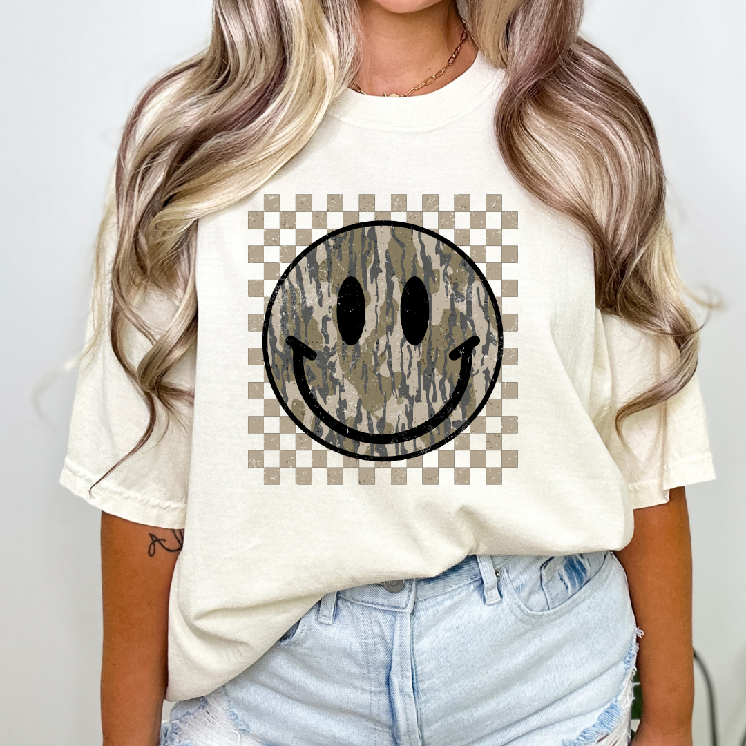 Camo Checkered Face – Taggin' Rags
